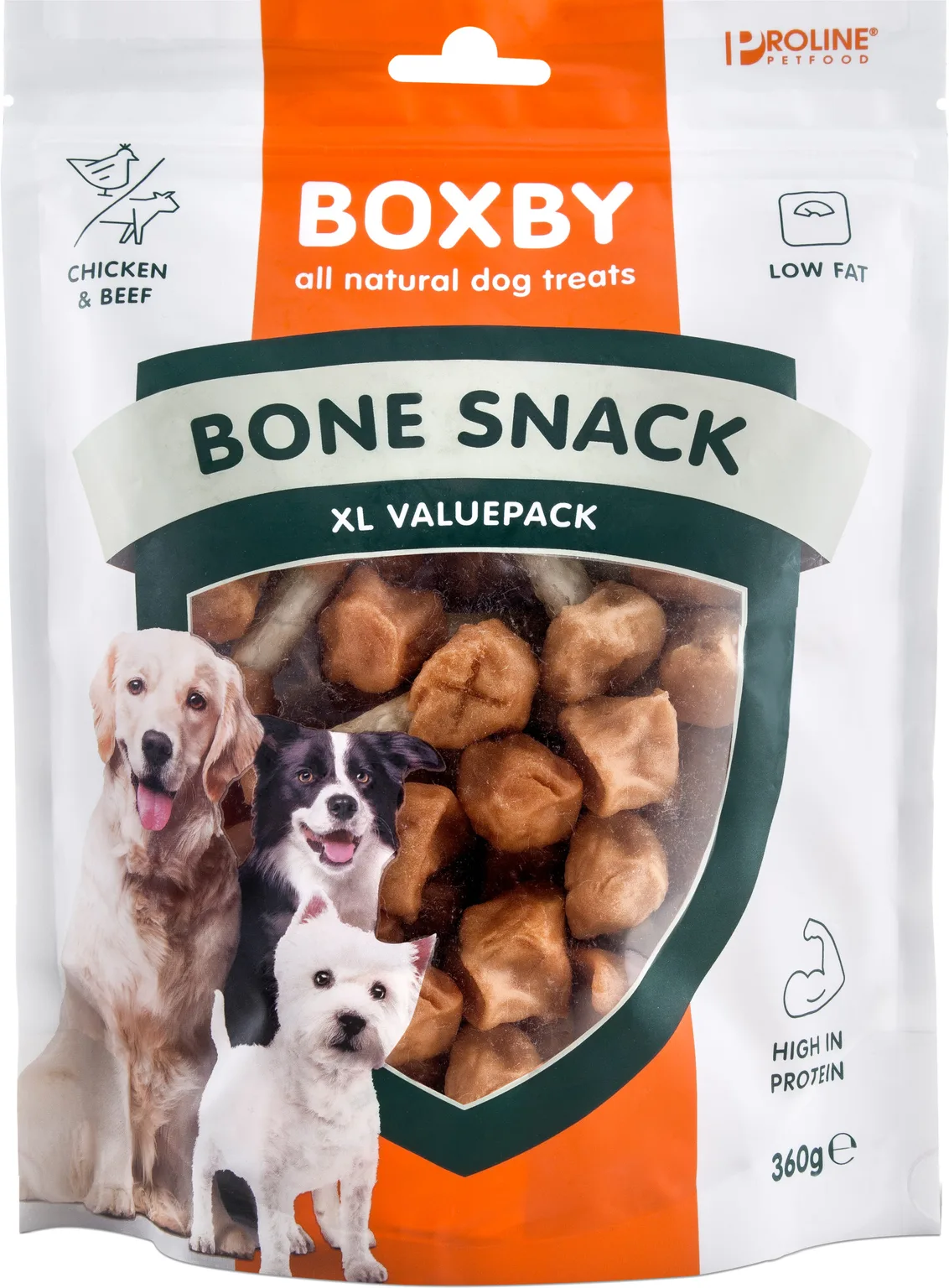 Boxby bone snack 360 gram xl valuepack - Van Noord's Dierenvoeders