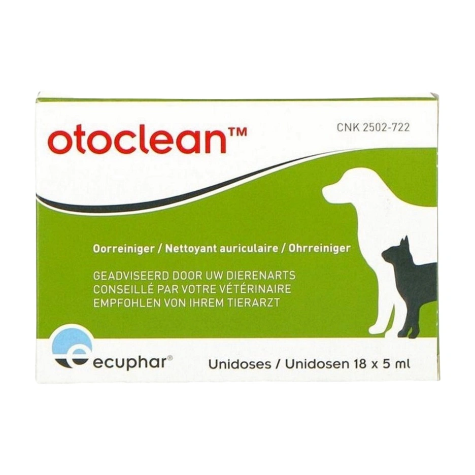 otoclean oorreiniger 18 x 5ml - Van Noord's Dierenvoeders