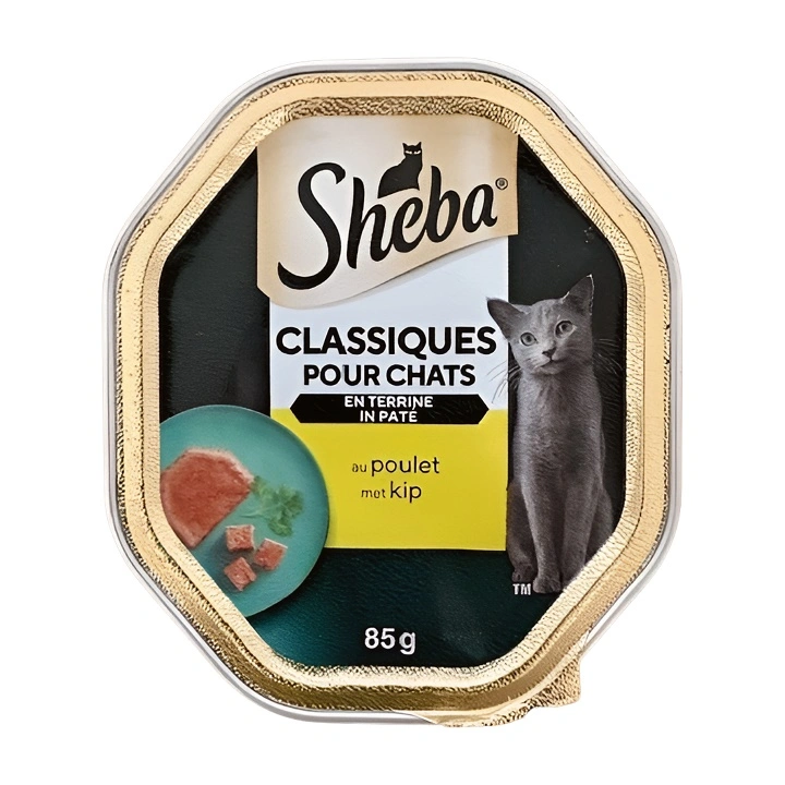 Sheba classic pate met kip 85 gr - Van Noord's Dierenvoeders